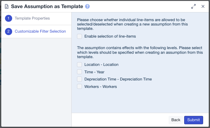 How to use Assumption Templates